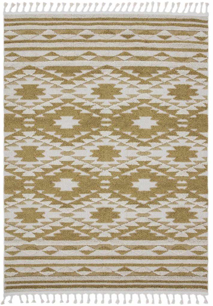 Žlutý koberec Lendl Ochre Rozměry: 80x240 cm