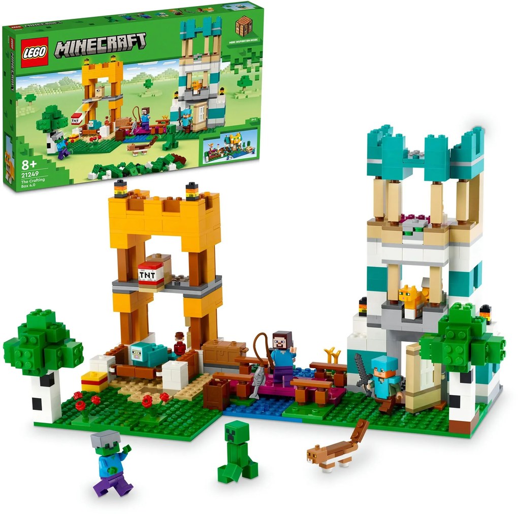 Lego stavebnice lego minecraft 21249 kreativní box 4.0