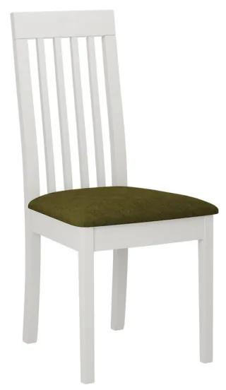 Čalouněná jídelní židle Heven IX, Barva dřeva: bílá, Potah: Hygge D20