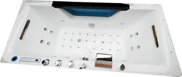 BPS-koupelny Hydromasážní vířivá vana CARINA 938 182x82 s ohřevem vody