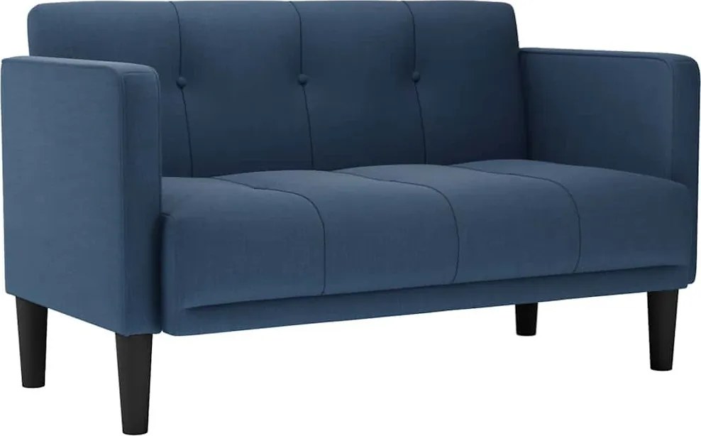 vidaXL Loveseat Sofa 111 cm textil [4100561] Barva: světle šedá