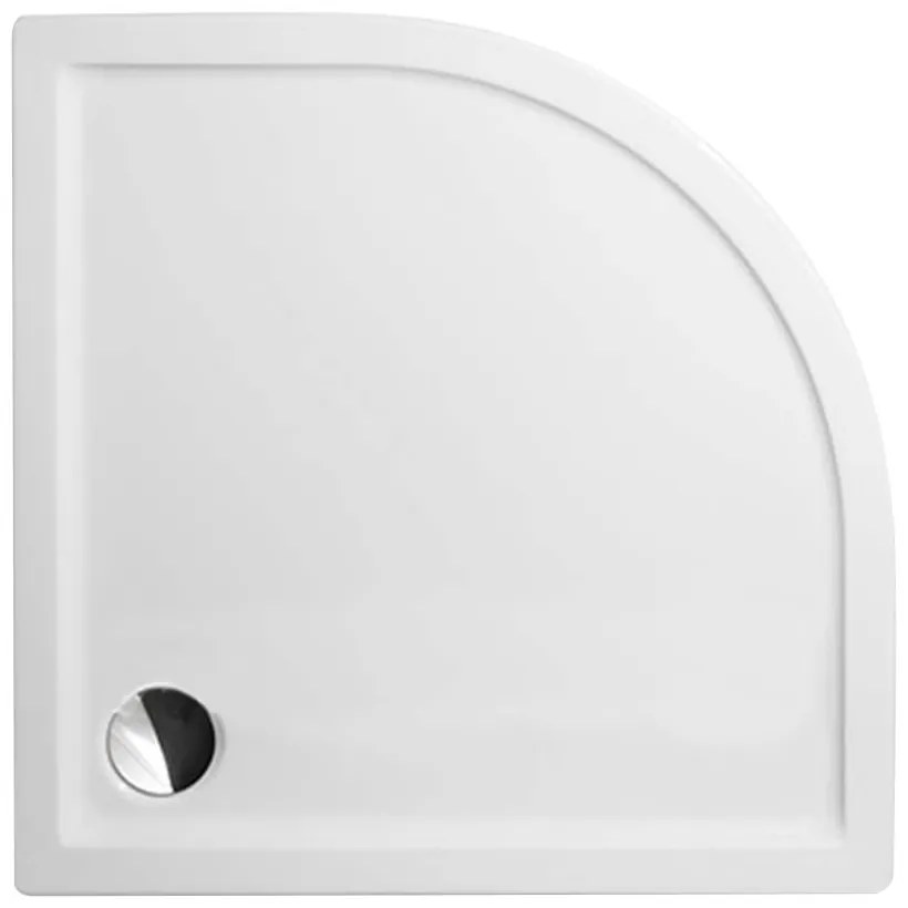 FLAT ROUND panel 80 mm Univerzální Bílá Panel čelní / 800 8010082