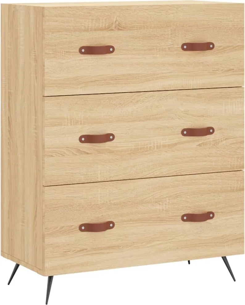 Skříň highboard dub sonoma 69,5 x 34 x 180 cm kompozitní dřevo 3199724