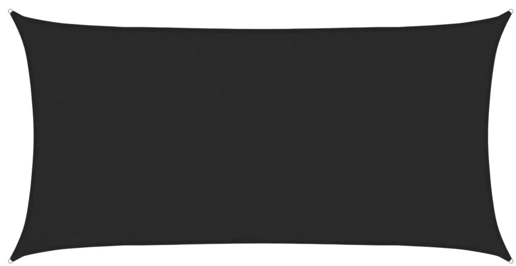 Stínící plachta 160 g/m² černá 2,5 x 5 m HDPE 311731