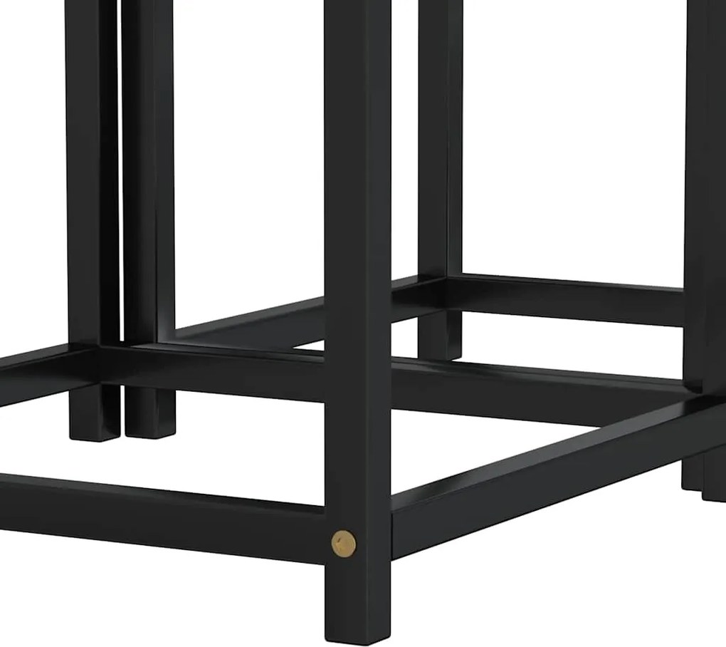 Čajové stolky 2 ks MDF černé 331658