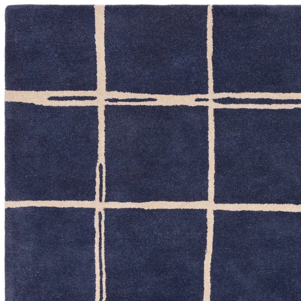 Tribeca Design Kusový koberec Swans Grid Marine Rozměry: 120x170 cm