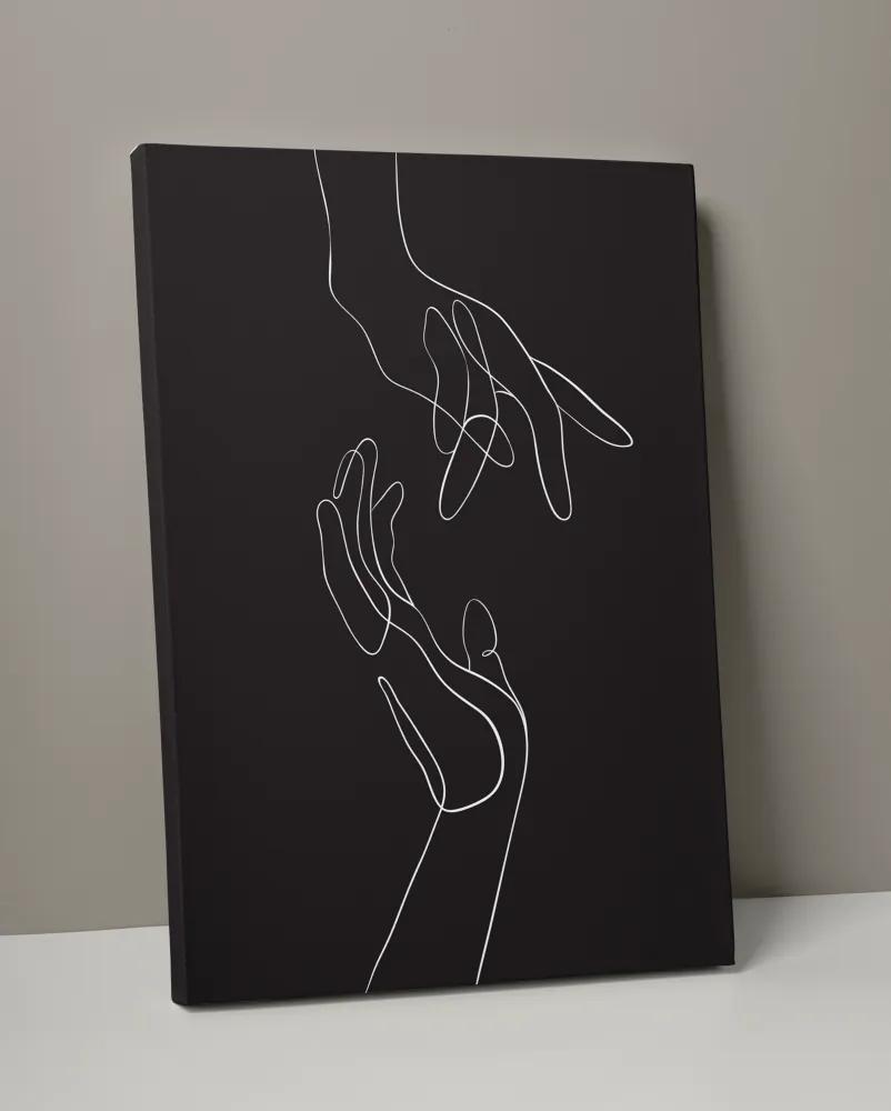 Plakát / Obraz Ruce Samolepící plátno A4 - 21 x 29,7 cm