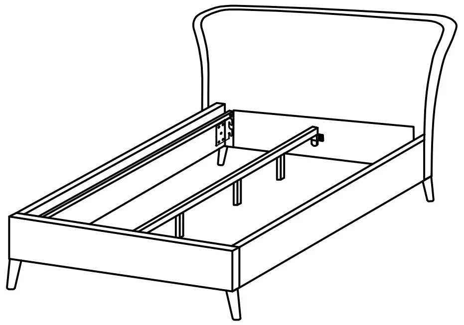 *Postel ROMANCE 160x200 cm