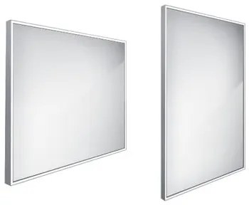 Zrcadlo bez vypínače Nimco 70x80 cm hliník ZP 13003