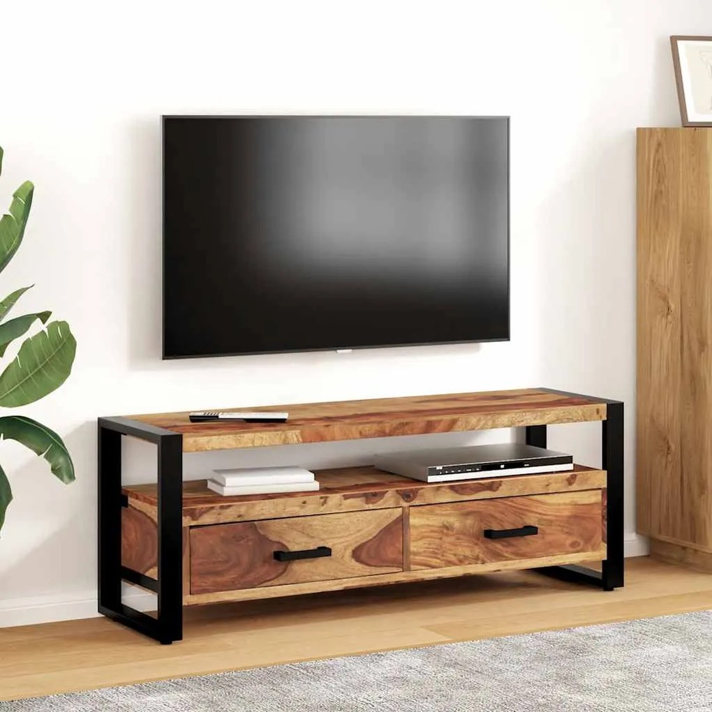 vidaXL Marketos TV stolek 120 x 35 x 45 cm masivní akáciové dřevo