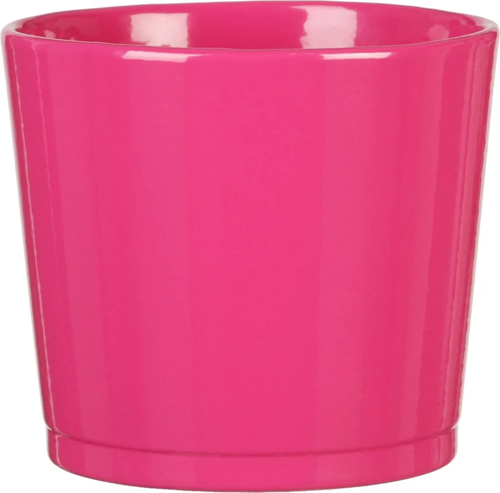 Scheurich Obal na květináč 883 Glossy Pink, pr. 12 cm