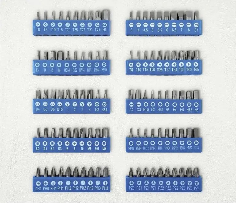 Güde Nástrčkové klíče a bity s ráčnou v kufříku GSB 130