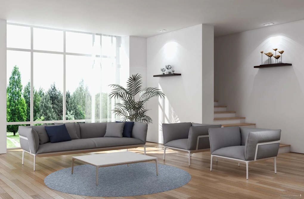 Vopi, Kusový koberec Astra světle šedá kruh, 100x100 (průměr) kruh, šedá, chodba / předsíň
