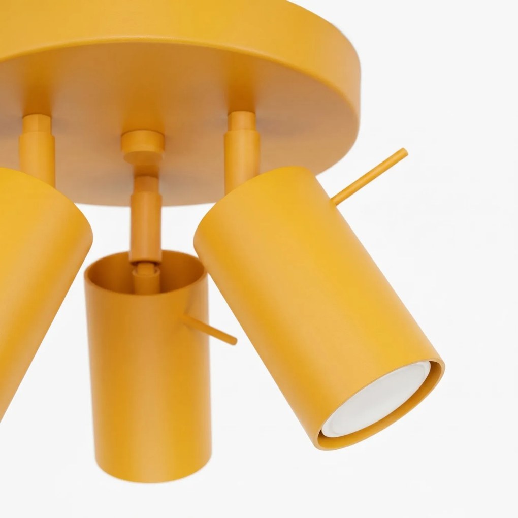 Sollux Lighting Stropní svítidlo RING 3P žluté