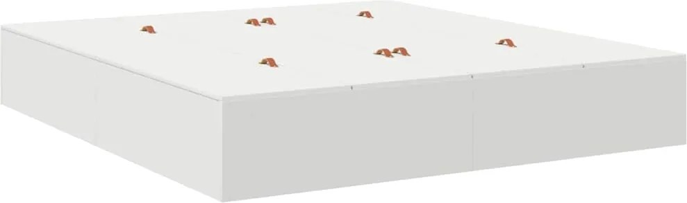 Rám postele s úložným prostorem s úložištěm Bílá 180 x 200 cm 3335397