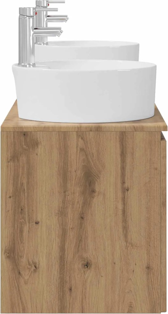 Sada koupelnových skříněk 3 ks Dub artisan 49,5 x 44,5 x 65 cm 3405676