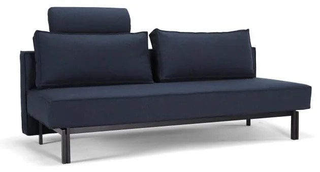 Tmavě modrá rozkládací pohovka Innovation Sly Sofa Bed Mixed Dance Blue