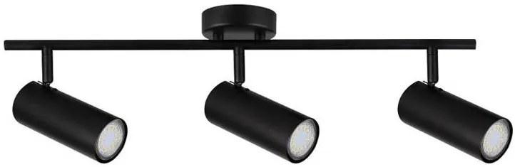 Černé stropní svítidlo Colly pro žárovku 3x GU10  - Candellux