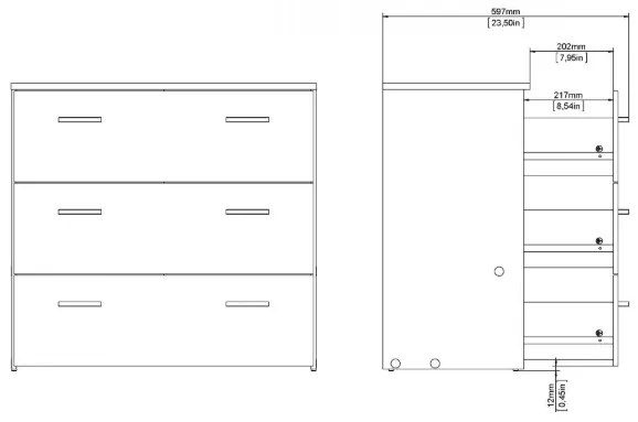 Komoda Sidal I dub sonoma