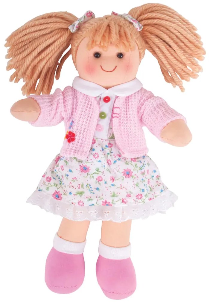 Bigjigs Toys Látková panenka Poppy 28 cm