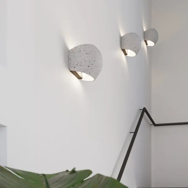 Sollux SL.1362 - Nástěnné svítidlo GLOBE 2xG9/8W/230V beton/šedá