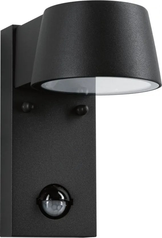 P 94453 Venkovní nástěnné svítidlo Capea antracit IP44 6W 230V teplá bílá pohybové čidlo - PAULMANN