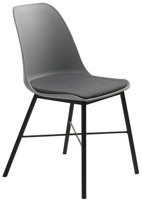 Šedá plastová jídelní židle Unique Furniture Whistler