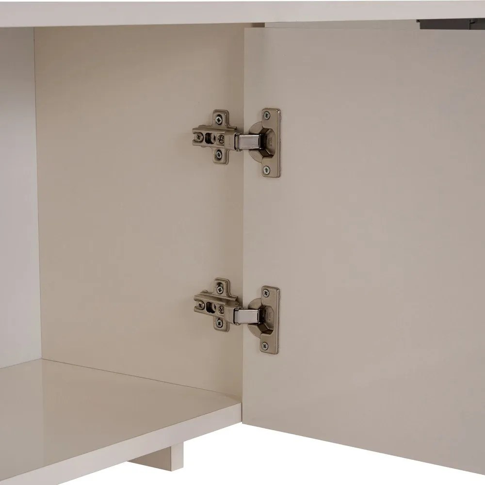 Krémový TV stolek 180x45x32 cm Aurelia – Kalune Design