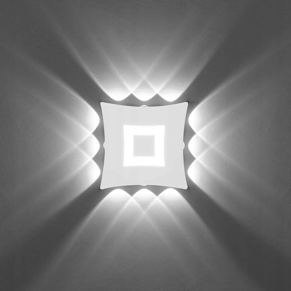 Led nástěnné svítidloModerní nástěnná Led lampa Vodotěsná 6000K 18W
