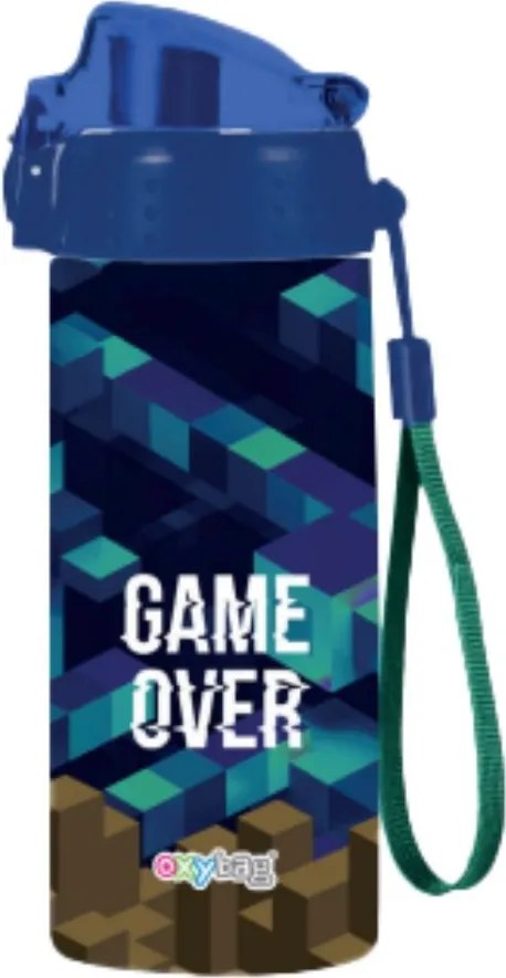 Oxybag OXY CLiCK - láhev na pití Game Over, 600 ml