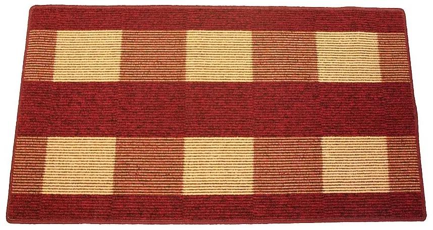 Vopi | Kusový koberec Dijon červený 67x120 cm, obdélník