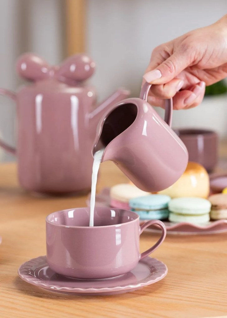 Čajový/kávový set Sofia Pink