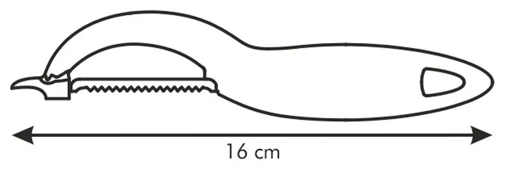 TESCOMA Škrabka se zubatou čepelí PRESTO Expert