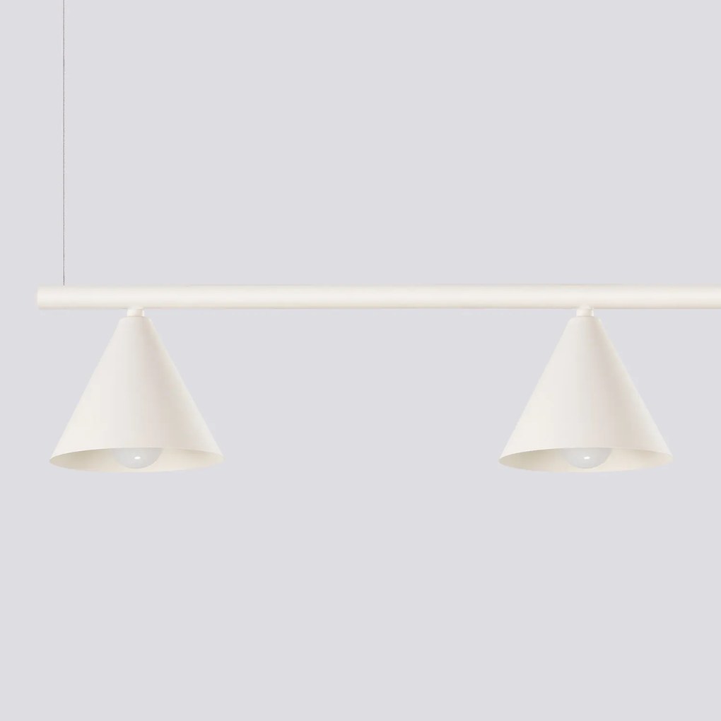 Sollux Lighting Lustr NOX 4L béžový
