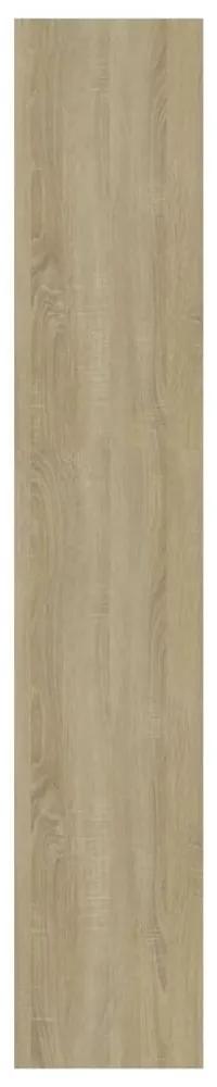 Petromila Knihovna/dělicí stěna dub sonoma 80x30x166 cm kompozitní dřevo