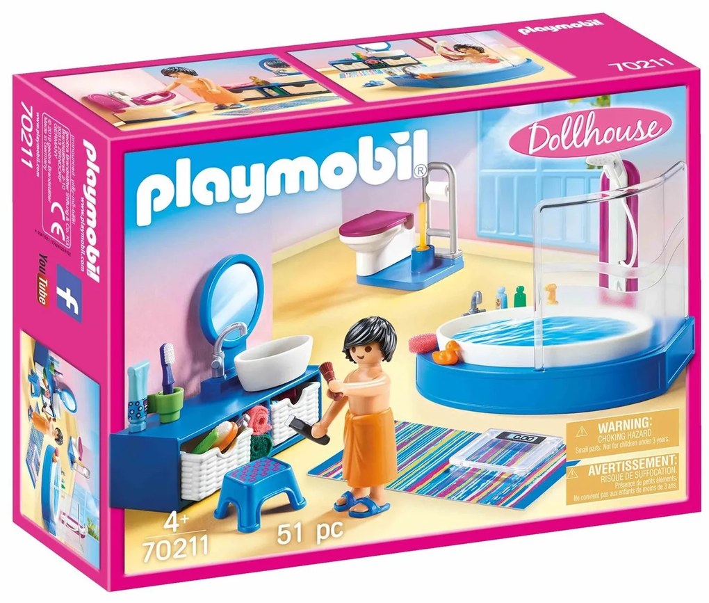 Stavebnice playmobil koupelna s vanou