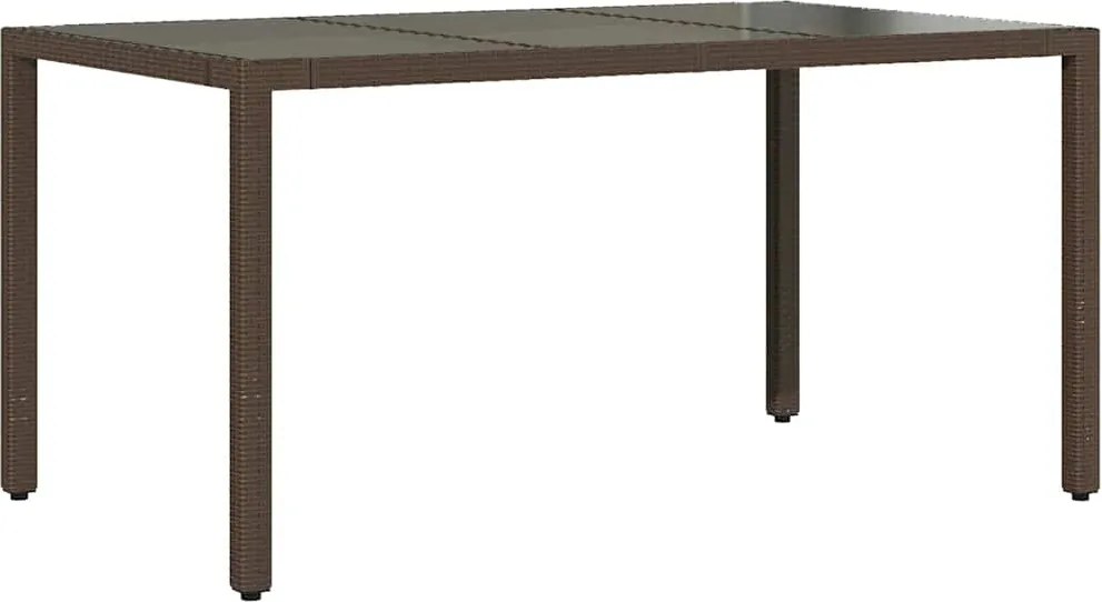 5dílný zahradní bistro set s poduškami hnědý polyratan 3277066