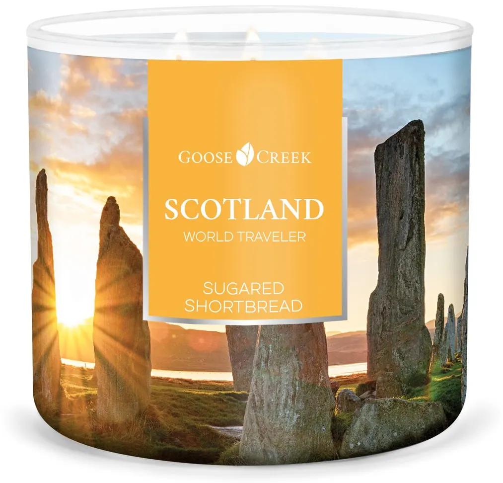 Goose Creek Candle svíčka World Traveler Scotland - Sugared Shortbread, 411 g