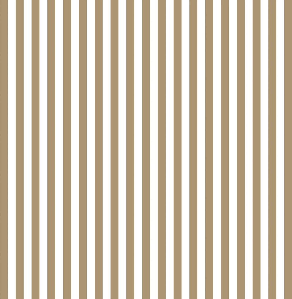 Skládací plážové lehátko SAND STRIPES, hnědé