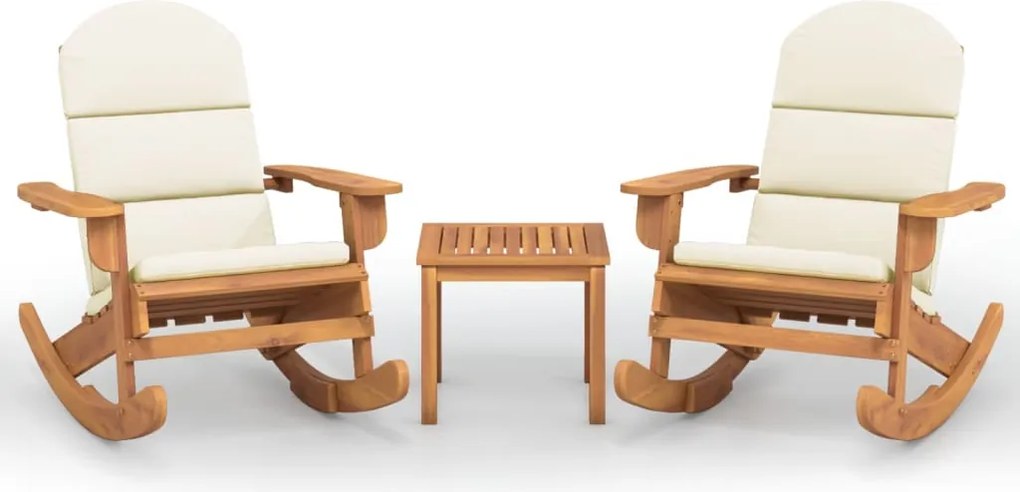 3dílná sada zahradního nábytku Adirondack masivní akácie 3152128