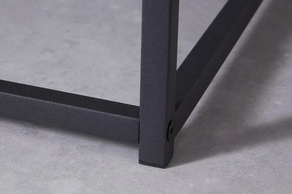 Designový konferenční stolek Damaris 100 cm černý