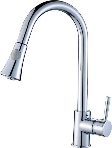 Laveo Daru, kuchyňská baterie stojící h-410, chromová, LAV-BLD_069D