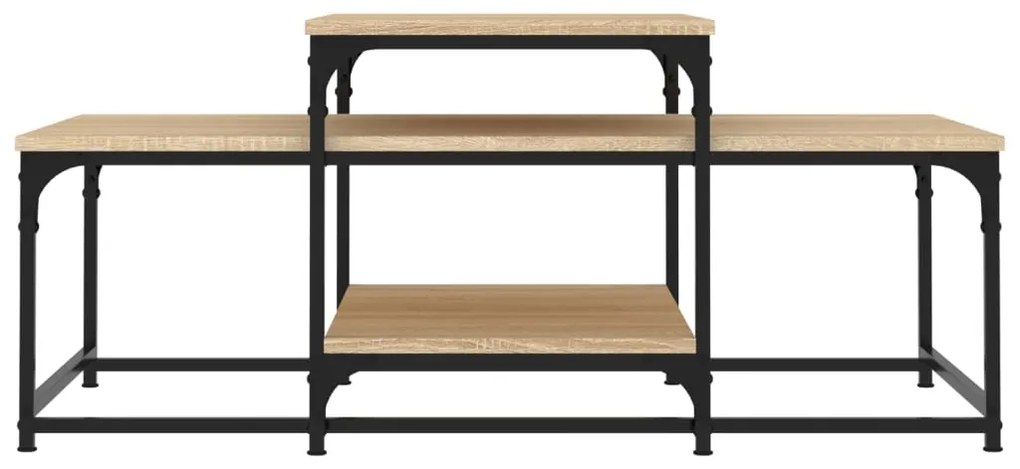 Konferenční stolek dub sonoma 102 x 60 x 45 cm kompozitní dřevo - Default Title