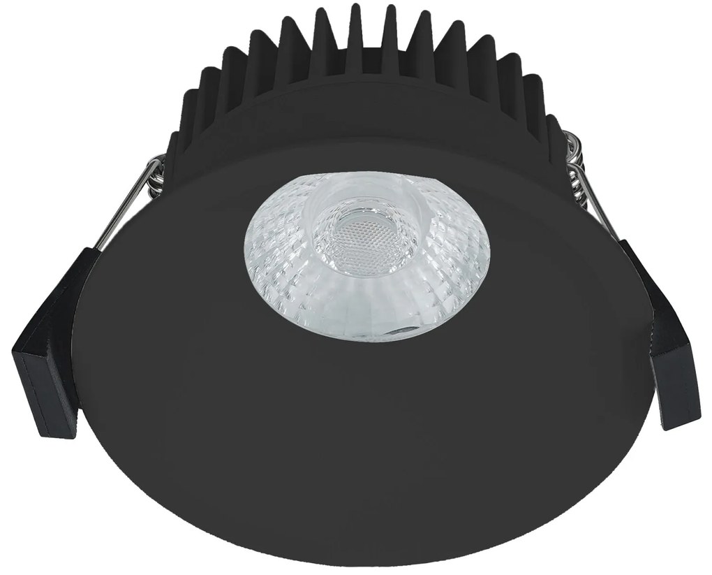 Nordlux 2310340003 Albric, černá bodovka LED 8W 2700K, IP44
