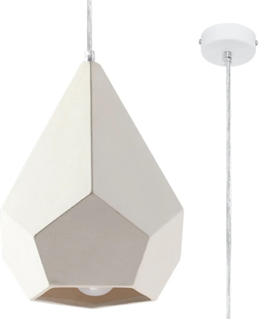 Sollux Lighting Keramická závěsná lampa PAVLUS