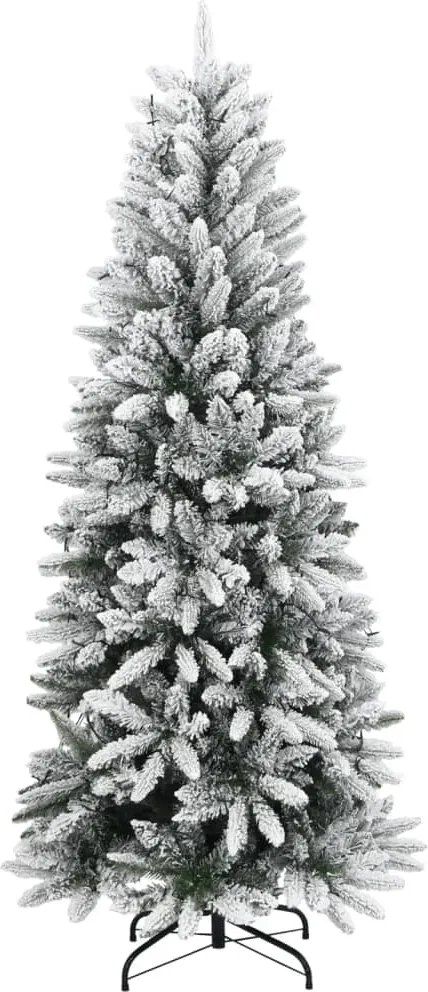 Umělý vánoční stromek s 300 LED a sněhem 180 cm 3315765