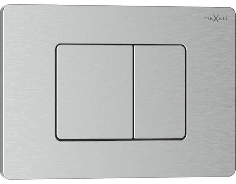 Mexen Tex 05 tlačítko splachovací nerezová ocel, inox - 6105-10