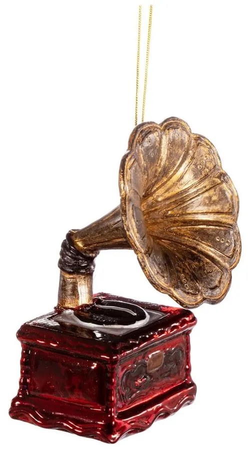 Ručně vyrobená vánoční ozdoba 11 cm Gramophone – Sass &amp; Belle