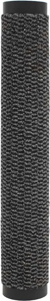 Protiprachové obdélníkové rohožky 2ks všívané 40x60 cm antracit 3051601
