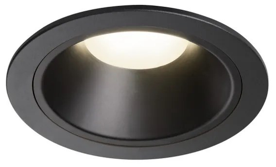 NUMINOS® DL XL vnitřní LED zápustné stropní svítidlo černá/černá 4000 K 55° - BIG WHITE